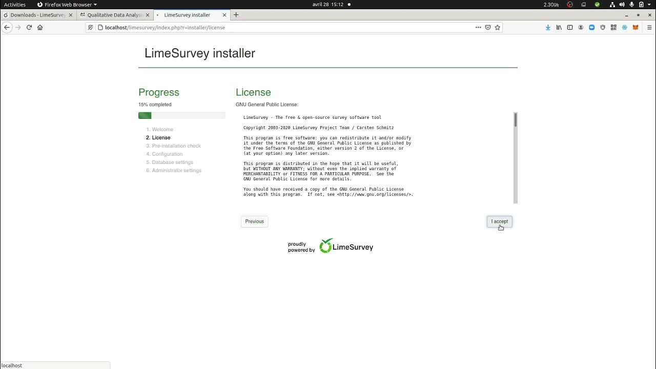 How to install LimeSurvey on a local server? - YouTube