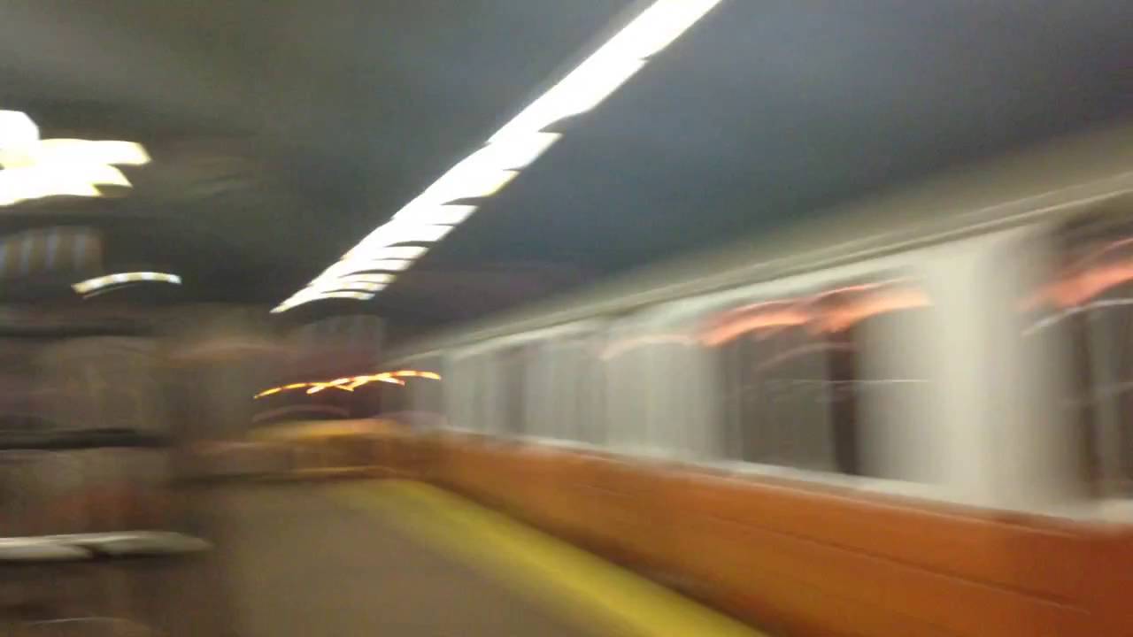 Inbound MBTA orange line train at Jackson Square - YouTube