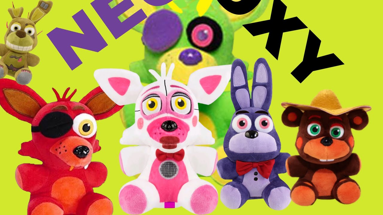 The plushys meet neon foxy - YouTube