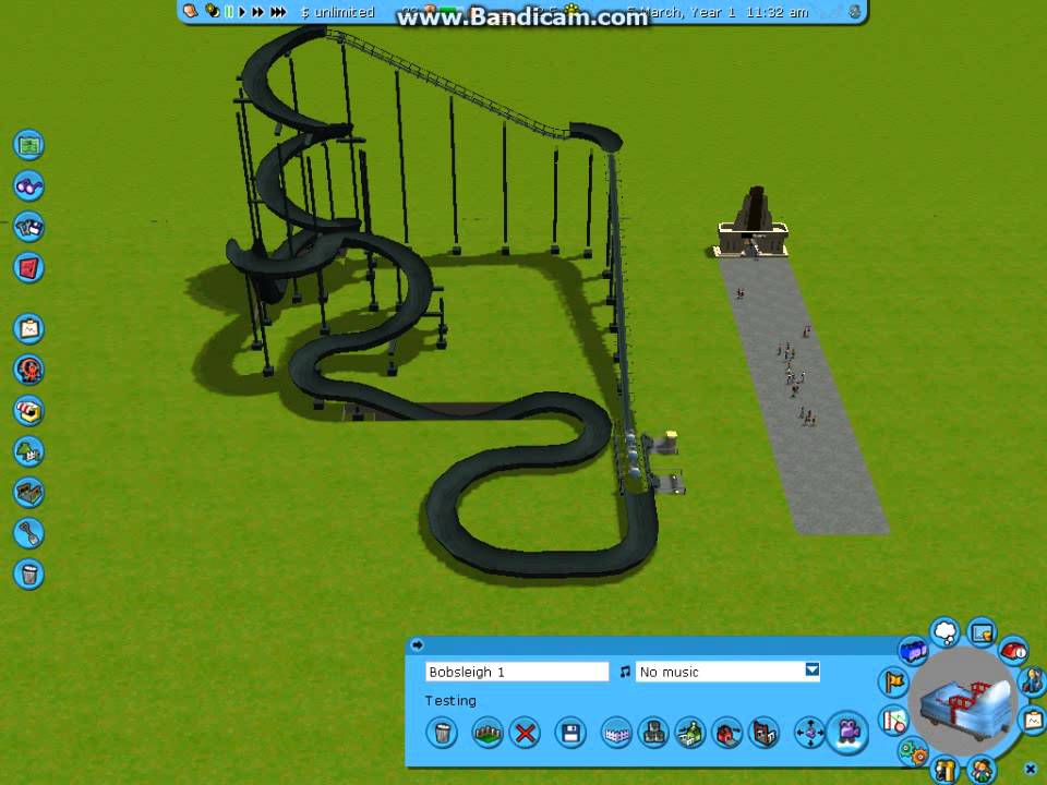 rct3 deel 1: Achtbaan Crash - YouTube