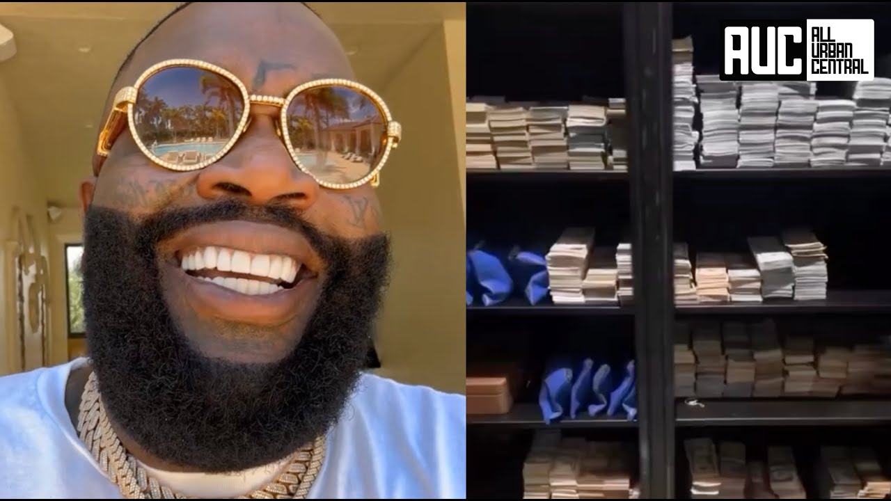 Rick Ross Wont Stop Trolling 50 Cent Shows Stash Of Money He Keeps In ...