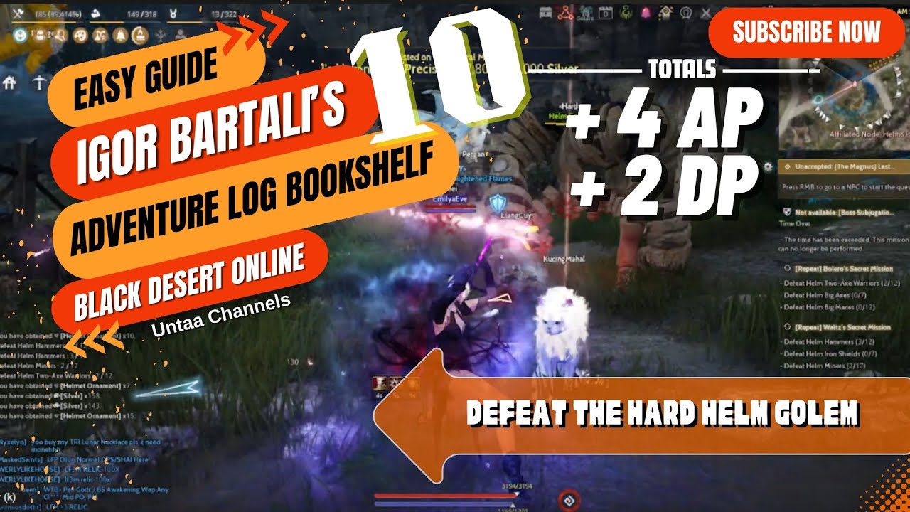 Defeat the Hard Helm Golem | Igor Bartali’s Adventure Log Book 10 - YouTube