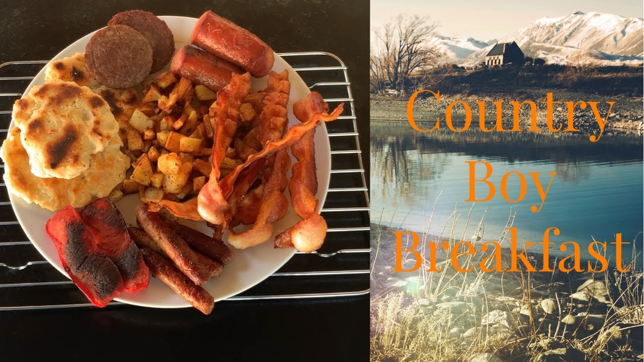 Country Boy Breakfast on the 36inch Blackstone Griddle ...