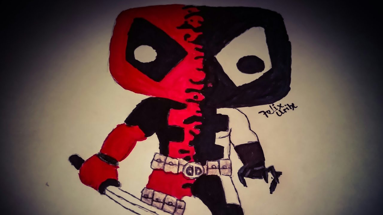 Deadpool/Venom Funko Pop Drawing! - YouTube
