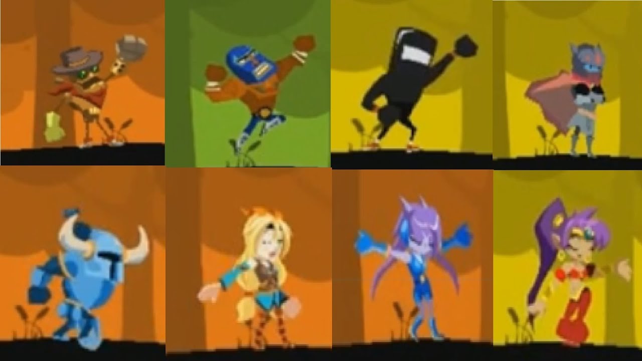 Runbow All 22 Characters Taunt - YouTube