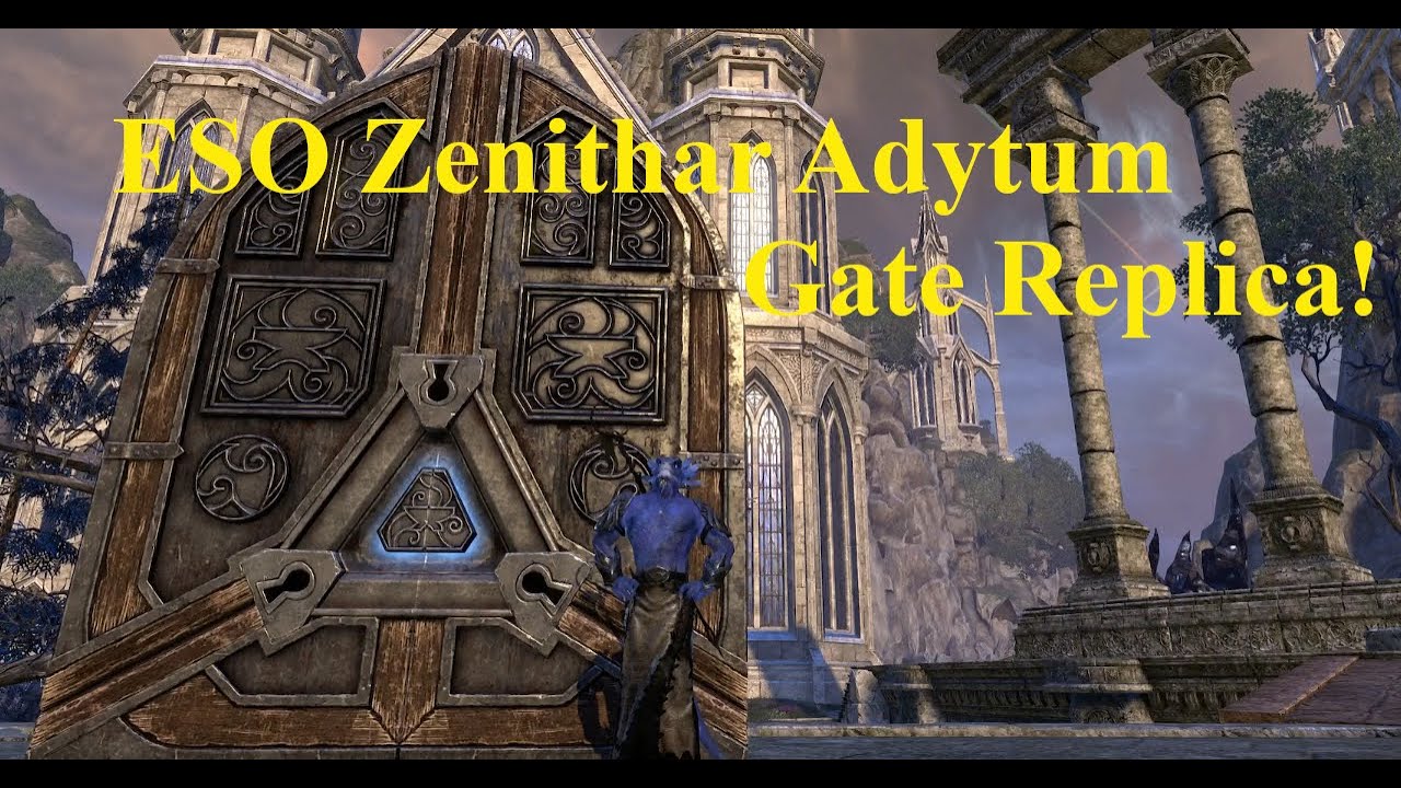 ESO Zenithar Adytum Gate Farm - YouTube