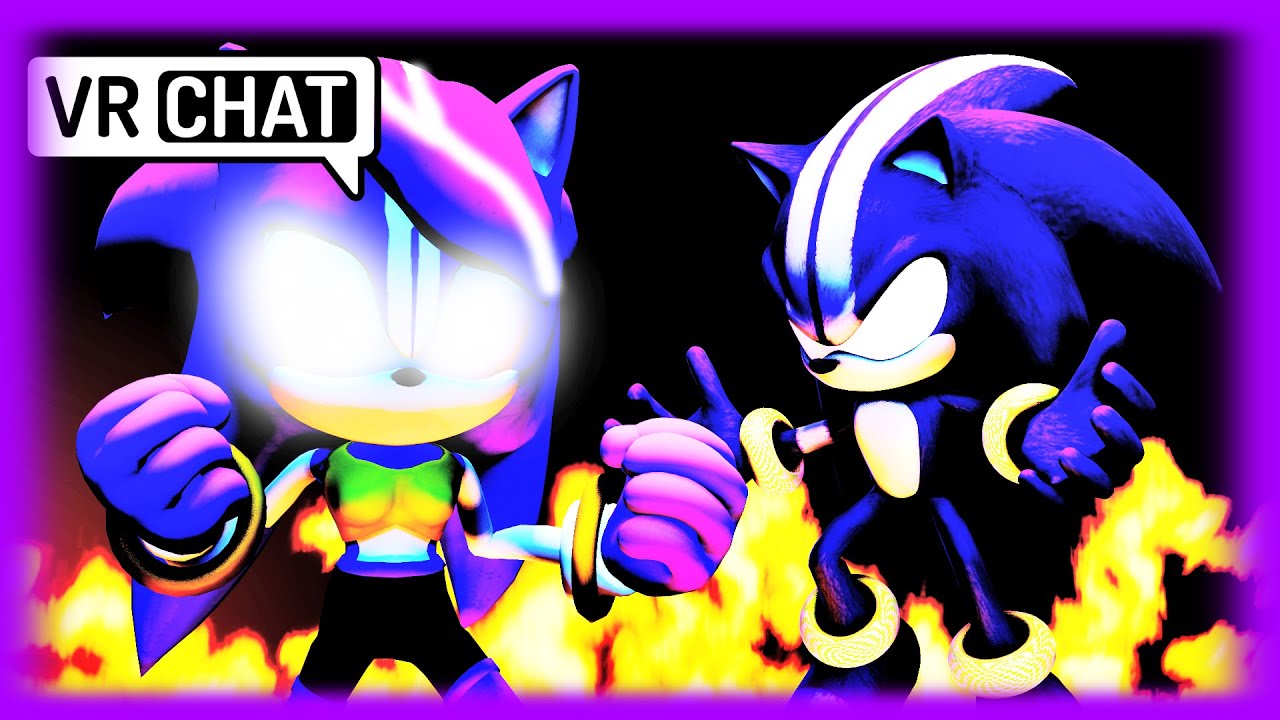 Sonica Trains with Sonic! (Featuring Darkspine Forms) - VRChat - YouTube