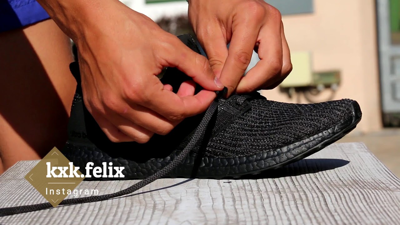 HOW TO LACE ULTRA BOOST - YouTube