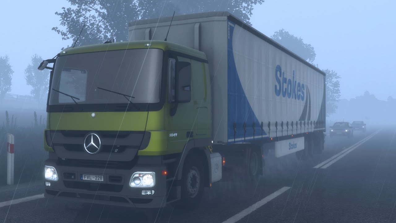 ETS2 | Promods | Mercedes-Benz Actros MP3 | Warsaw 🇵🇱 - Växjö 🇸🇪 - YouTube