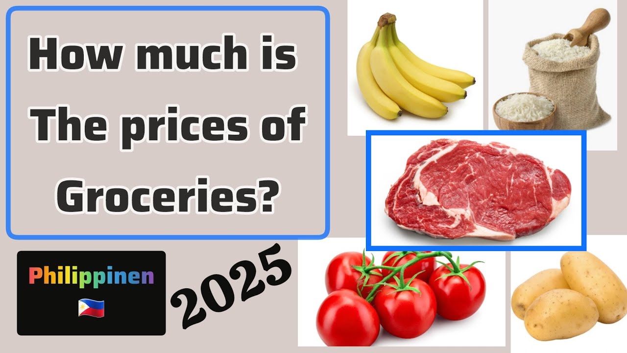 How much is the price of Groceries in the Philippines?2025🇵🇭 - YouTube