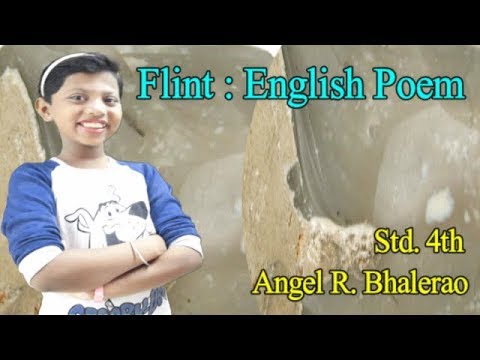 FLINT BY Christina Rossetti : ENGLISH POEM : STD. 4th : RECITED BY ...