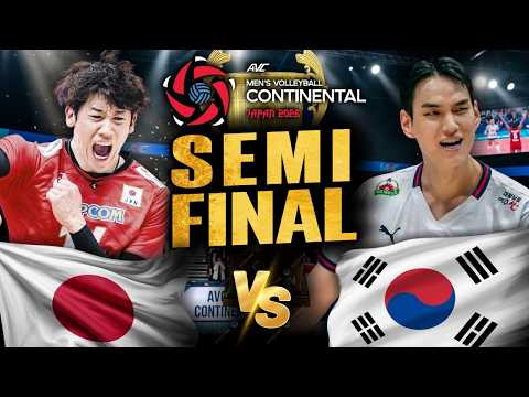 AVC MENS CONTINENTAL 2026 | JEPANG VS KOREA | Sorotan Semifinal AVC Men's Continental 2026