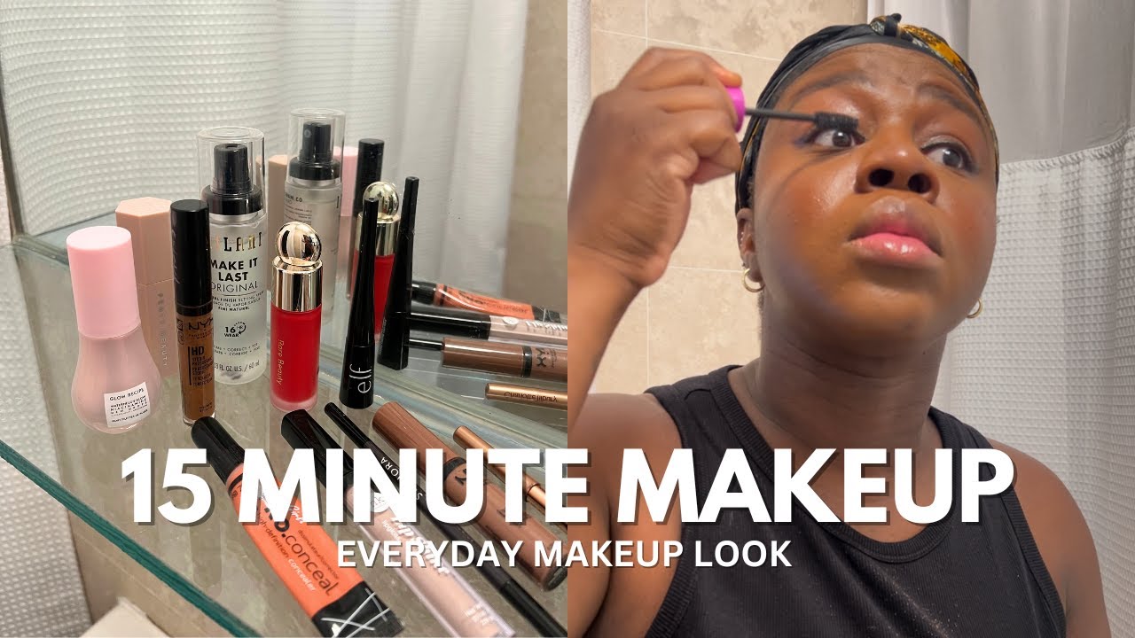 15 MINUTE MAKEUP ROUTINE no talking makeup therapy - YouTube
