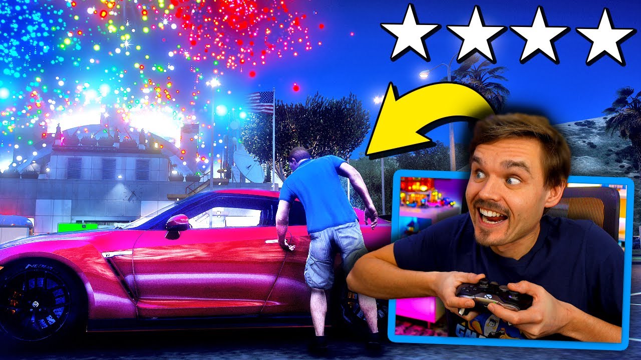 In GTA 5... Stealing LUXURY GTR during fireworks show! (Mods) #GTA5Mods ...