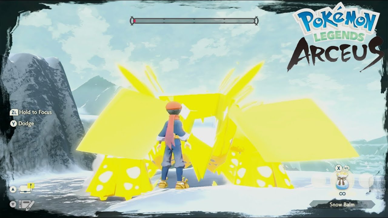 Pokémon Legends Arceus - Fighting Avalugg "Lord of the Tundra" & The ...