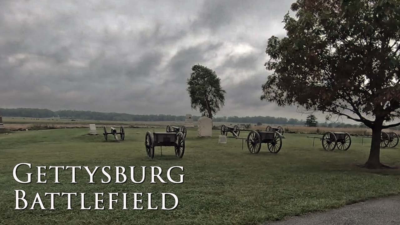 Drive thru Gettysburg Battlefield (Gettysburg National Military Park ...