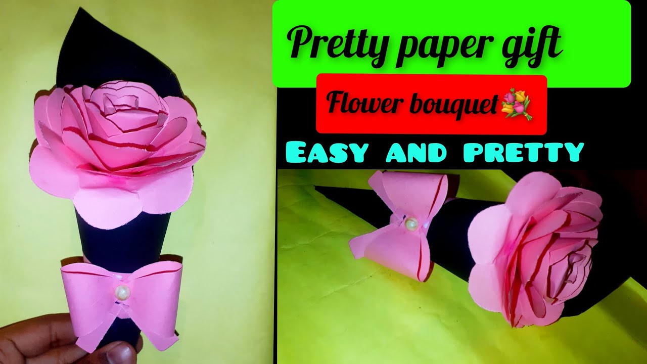 🔥😍Beautiful Flower bouquet💐|| 😎quick ideas for gift|| easy and pretty💟 ...