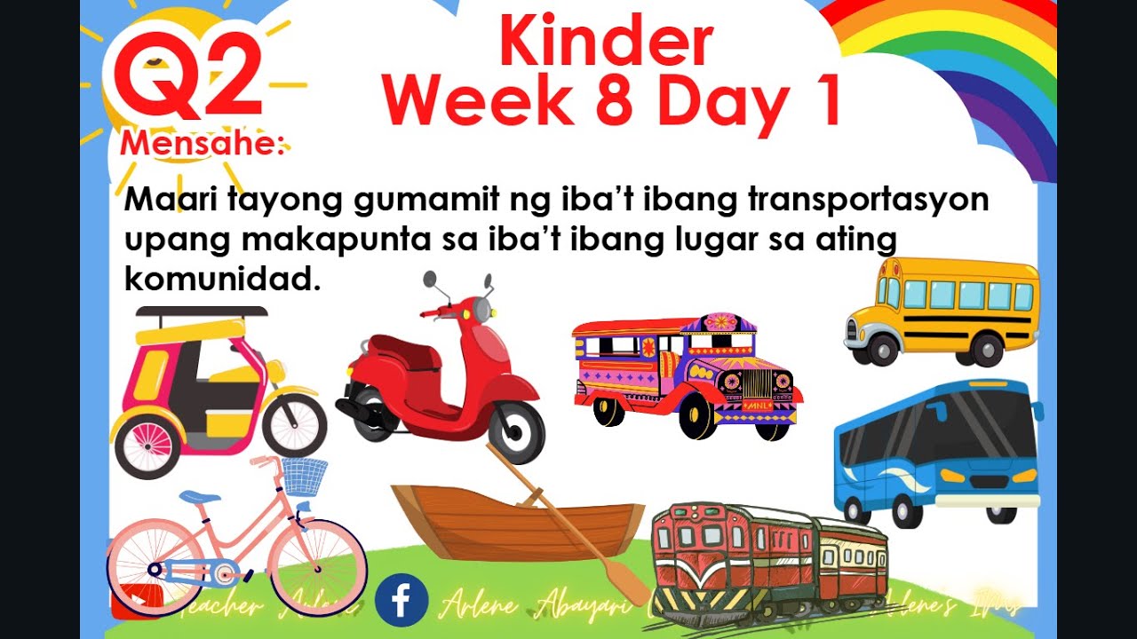 Kinder Matatag Week 8 Day 1 Quarter 2 - YouTube