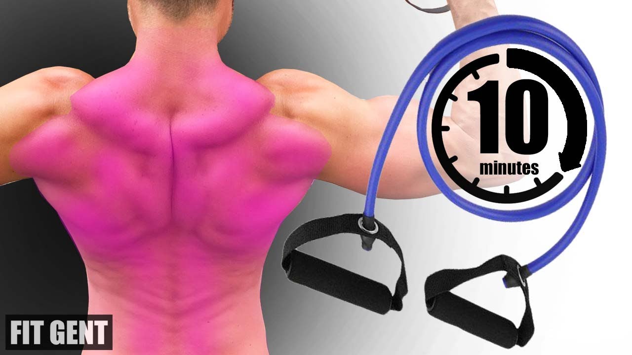 BAND BACK WORKOUT - NO ATTACHING - YouTube