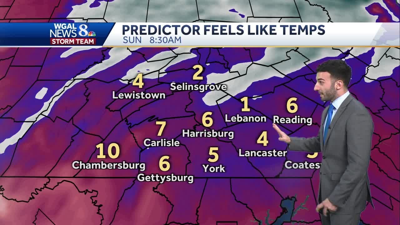 Ice-cold temperatures overnight, Impact Day Sunday for frigid wind ...