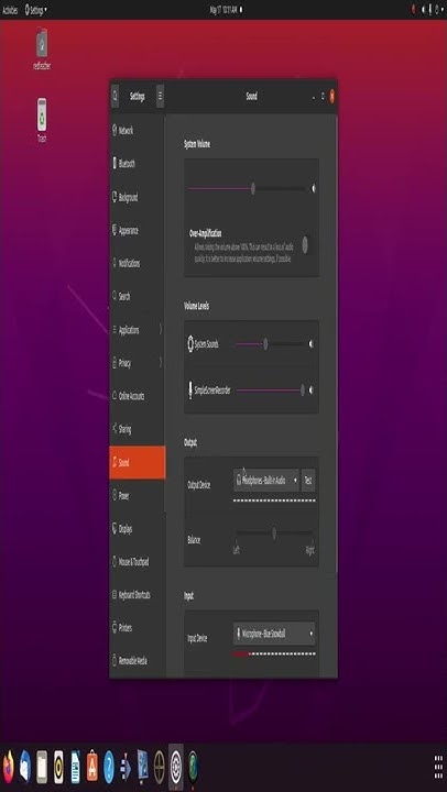 Linux Ubuntu How To Adjust Input Sound - YouTube