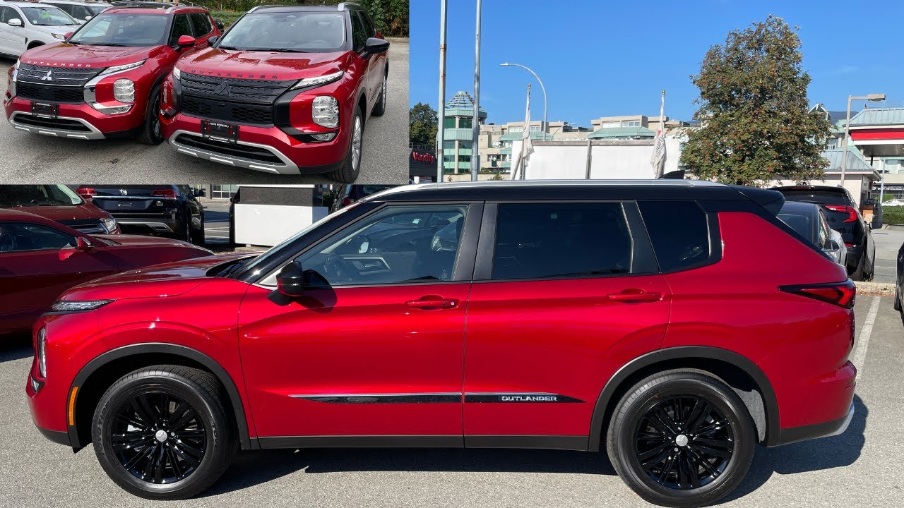 Stunning (Red) 2022 Black Edition Outlander, plus Chrome delete! - YouTube