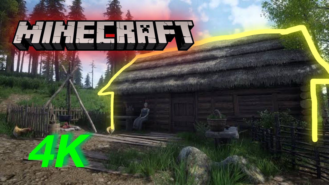 Minecraft 4K Shaders?!? | Medieval Dynasty - YouTube
