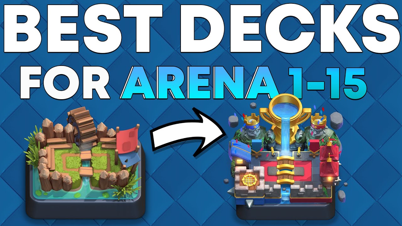 BEST DECKS For EVERY ARENA in Clash Royale! (Arena 1- Arena 15) *2022 ...