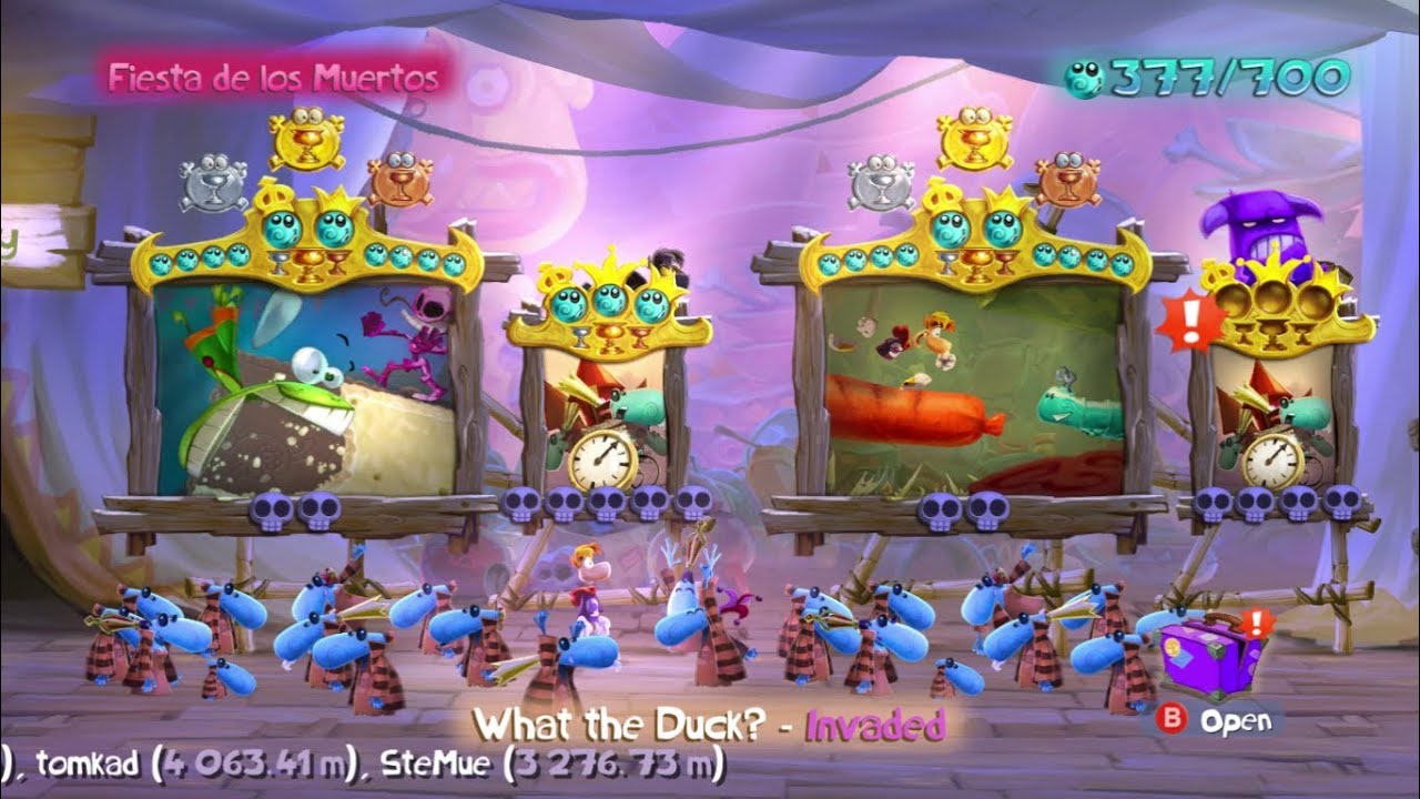 Walkthrough: Rayman Legends 100% - What the Duck? - Invaded - YouTube