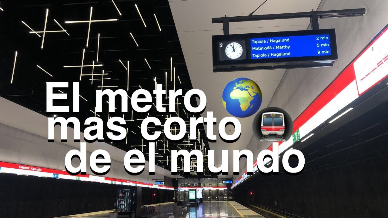 THE SHORTEST "METRO" IN THE WORLD/ El "metro" más corto de el mundo ...