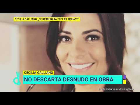 ¿Cecilia Galliano hará desnudo en la obra \