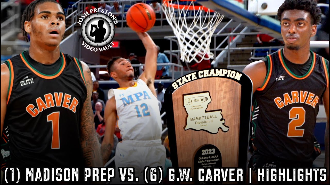 No. 1 Madison Prep vs. No. 6 Carver (HIGHLIGHTS) || Rams try to go back ...