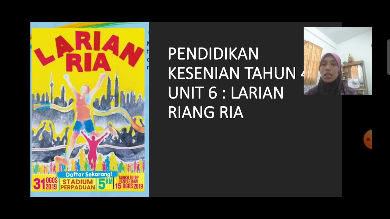 Pendidikan Kesenian Unit 6 Larian Ria Teori - YouTube