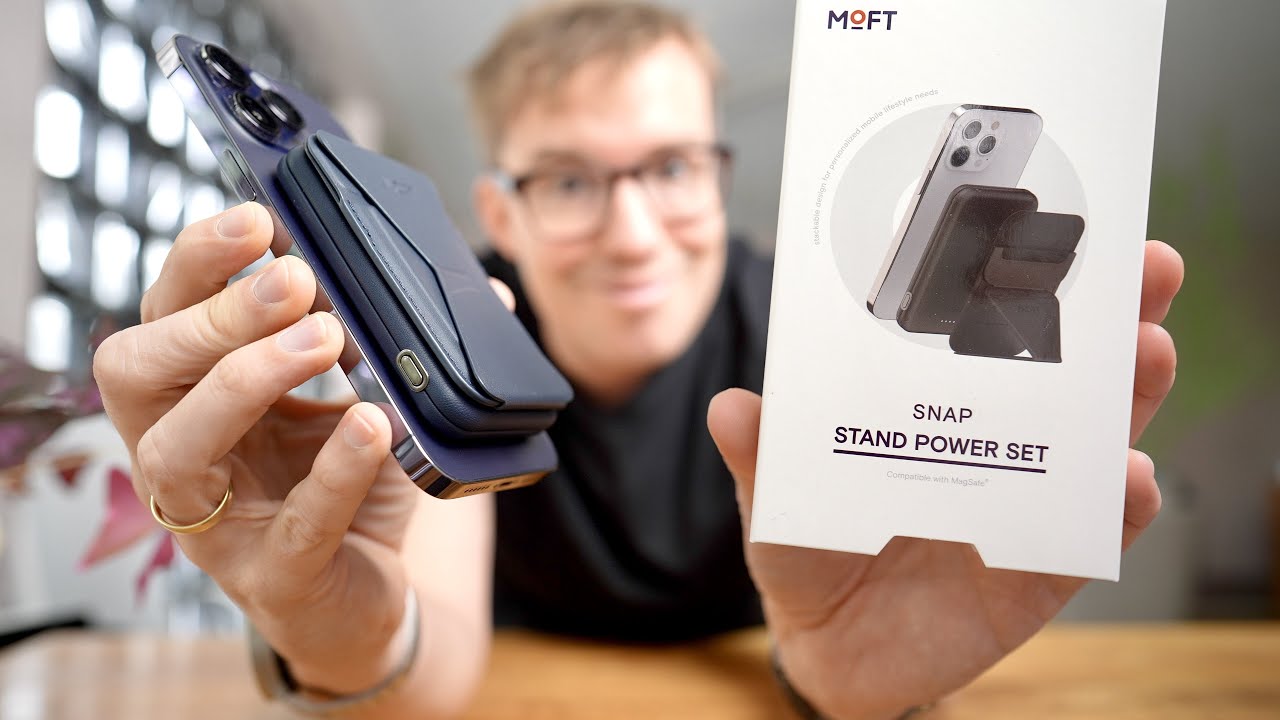 Magsafe Wallet und Zusatzakku: Moft Snap Stand Power ausprobiert - YouTube