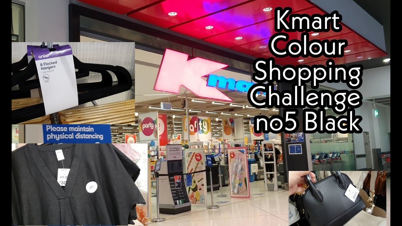 Kmart Colour Shopping Challenge no5 Black - YouTube