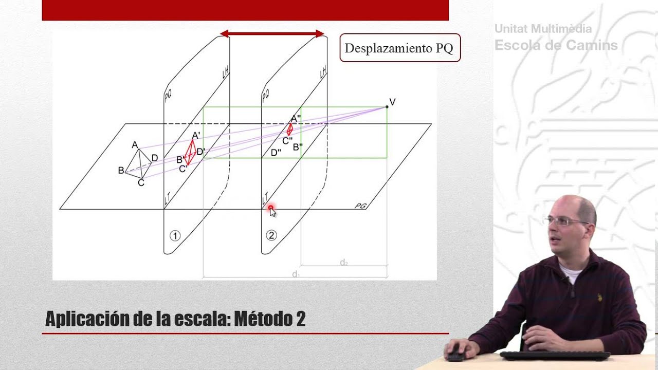 Perspectiva Cónica (CO): Aplicación de la escala - YouTube