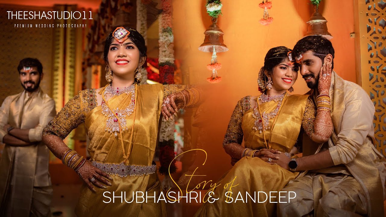 Shubhashri with Sandeep Wedding candid video || GPN PALACE || THEE SHA ...