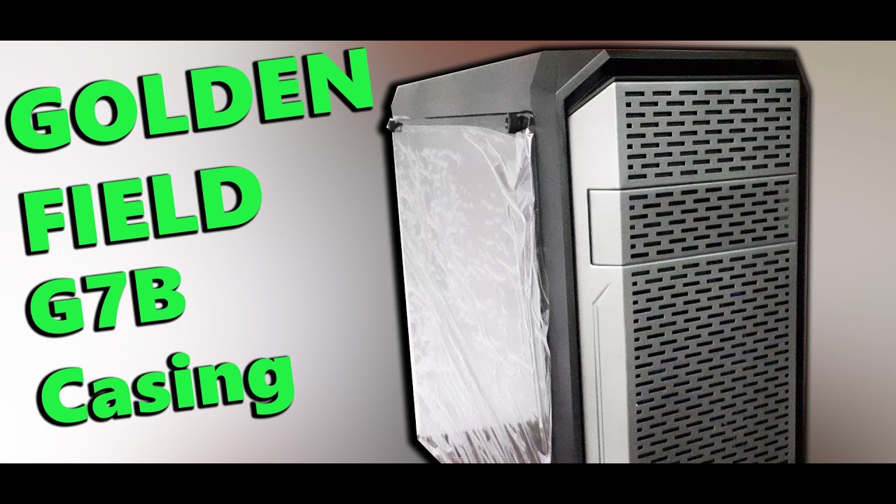 GOLDENFIELD G7B Gaming Casing Unboxing - YouTube
