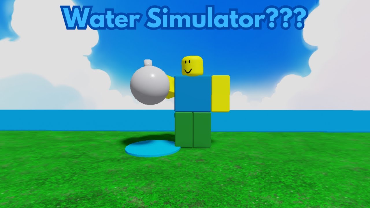 I made a water simulator In roblox - YouTube
