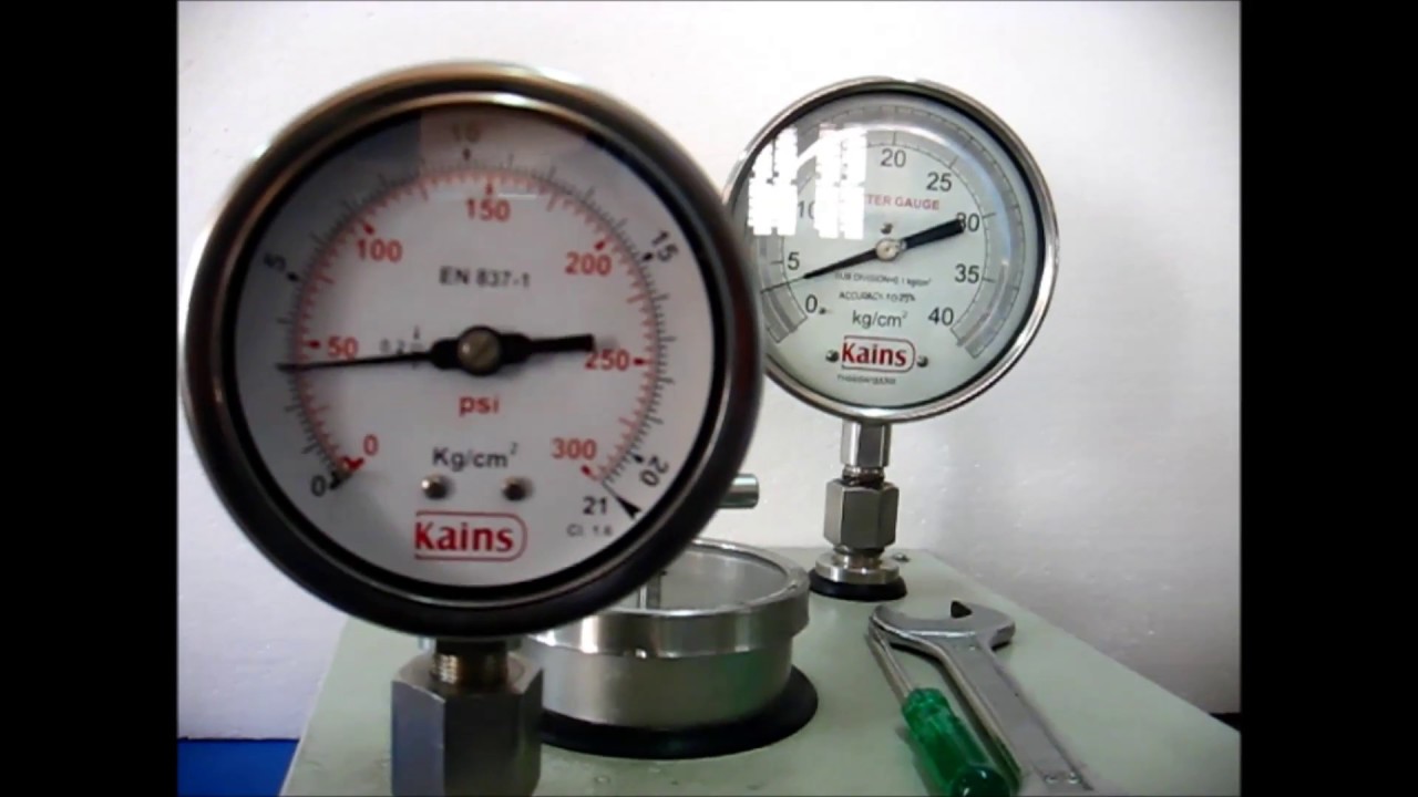 Kains Pressure Gauge - YouTube