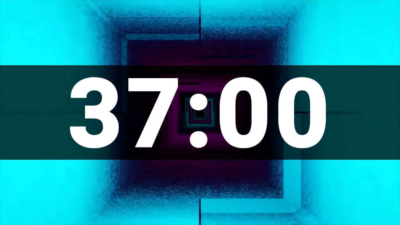 37 Minute Timer with Cool Upbeat Music for Kids, Chill Instrumental Countdown - YouTube