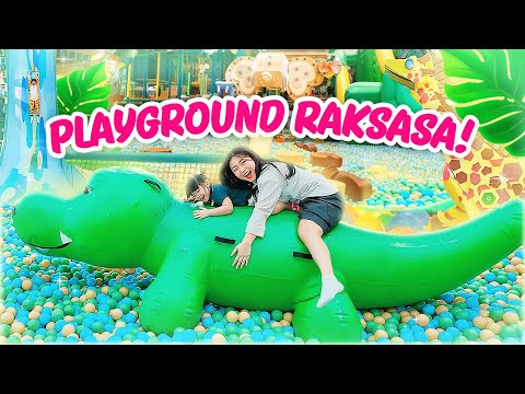 YUKA-CHAN MAIN DI PLAYGROUND RAKSASA! | vlog