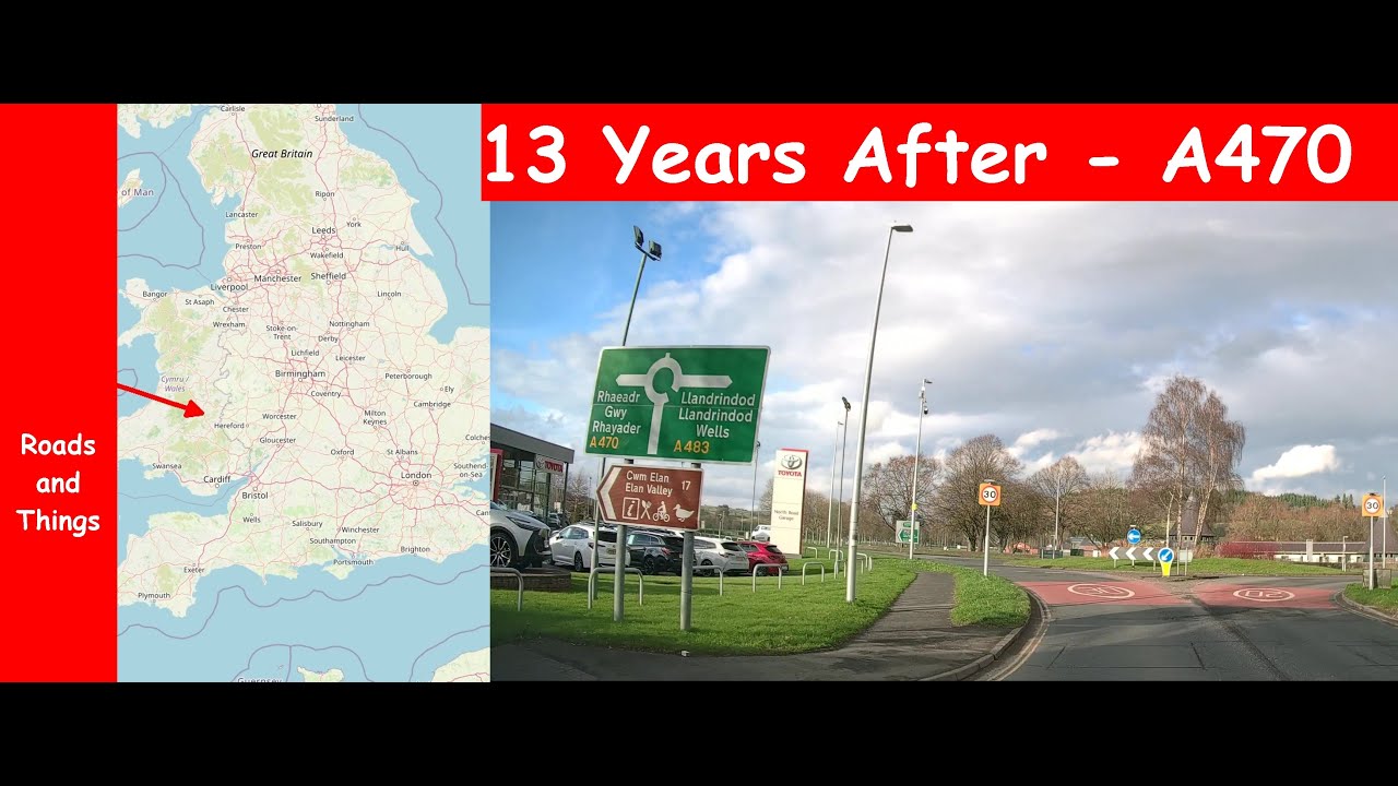 A470 13 Years On After Cwmbach To Newbridge New Road Was Built - YouTube