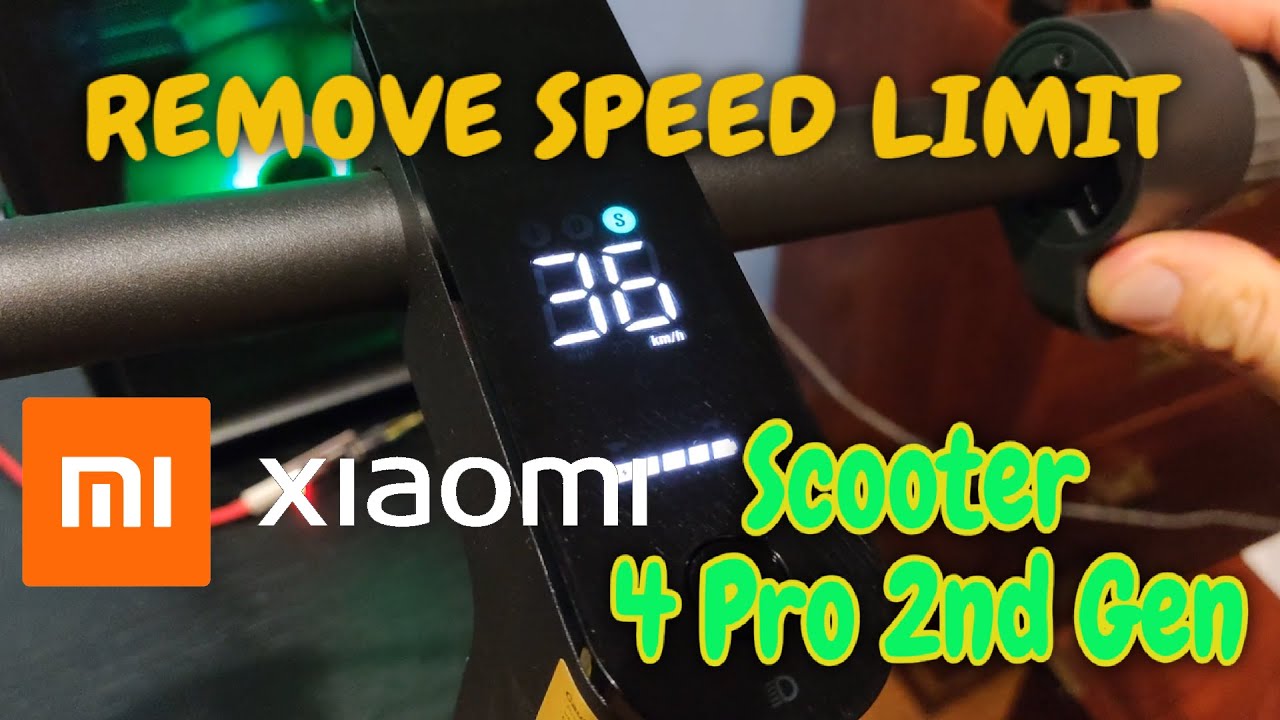 Remove Speed Limit on Xiaomi Scooter Pro 4 gen 2 (HACK) - YouTube