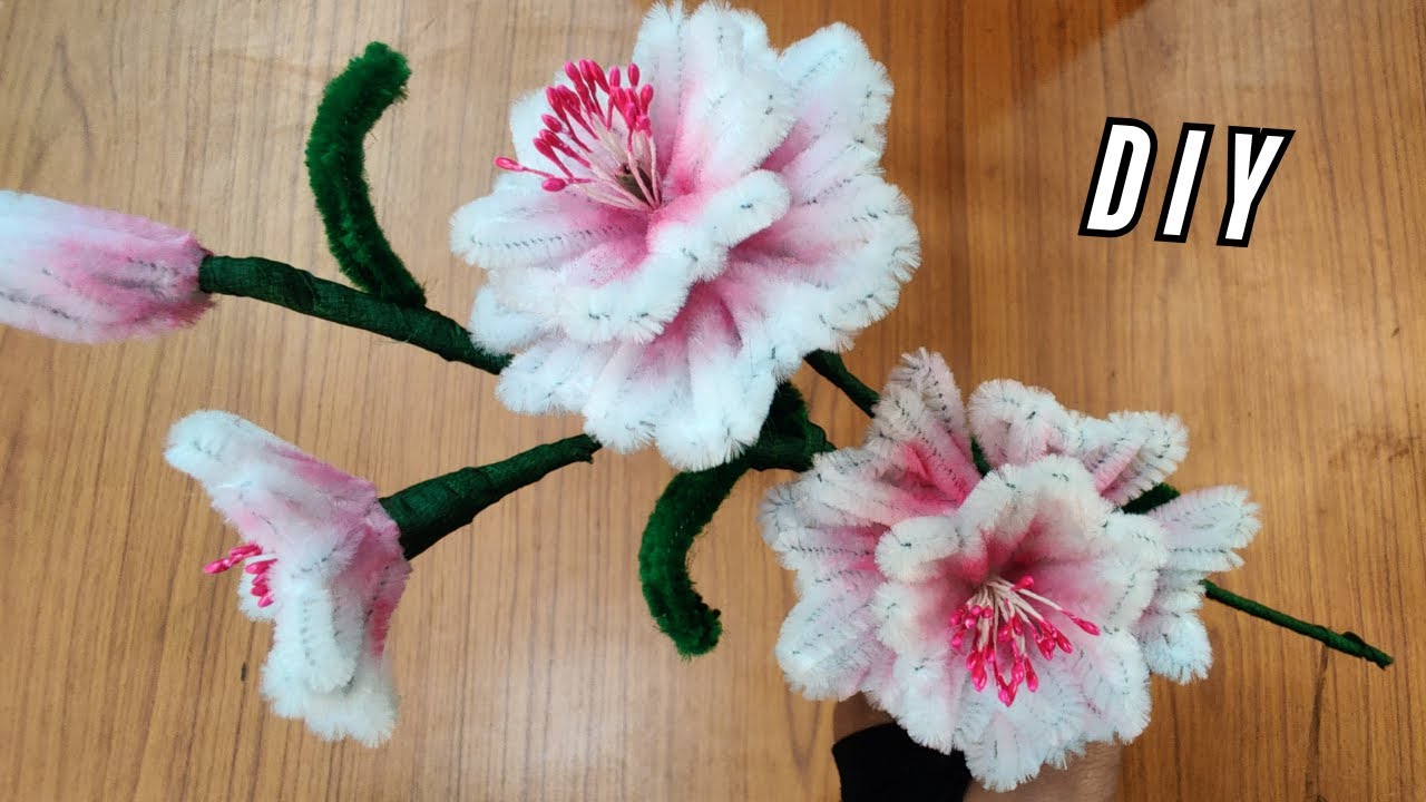 MIND-BLOWING Pipe Cleaner Flowers You Can Make at Home | Step-by-Step ...