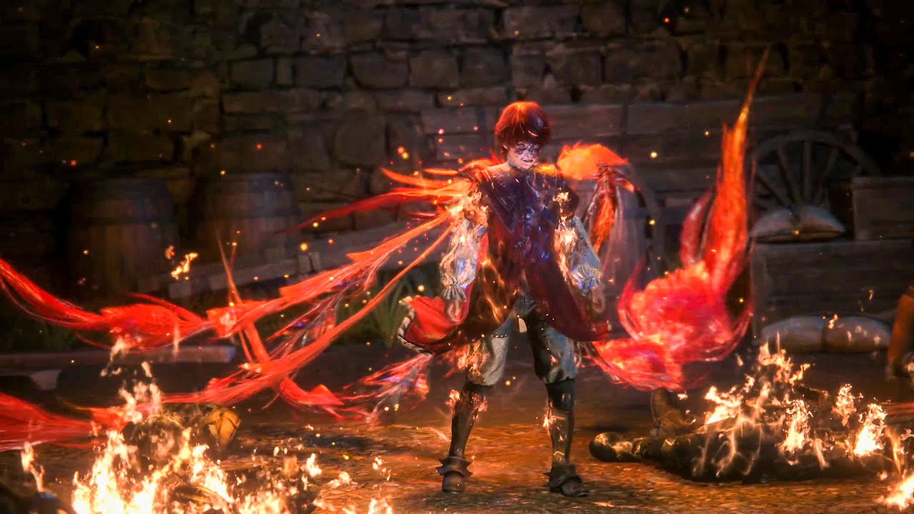FINAL FANTASY 16 CASTLE ATTACK CLIVE AND JOSHUA FIGHT ALL CUTSCENES ...