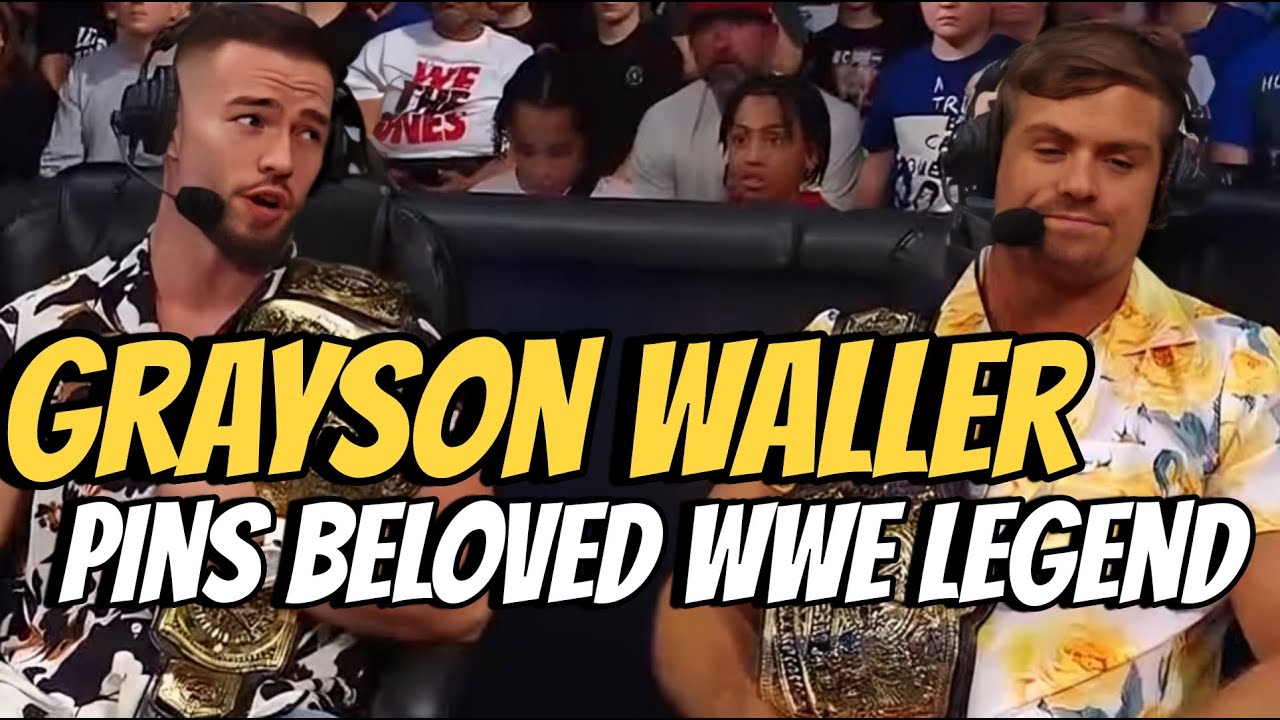 Grayson Waller Pins Respected WWE Legend After SmackDown Ends! - YouTube