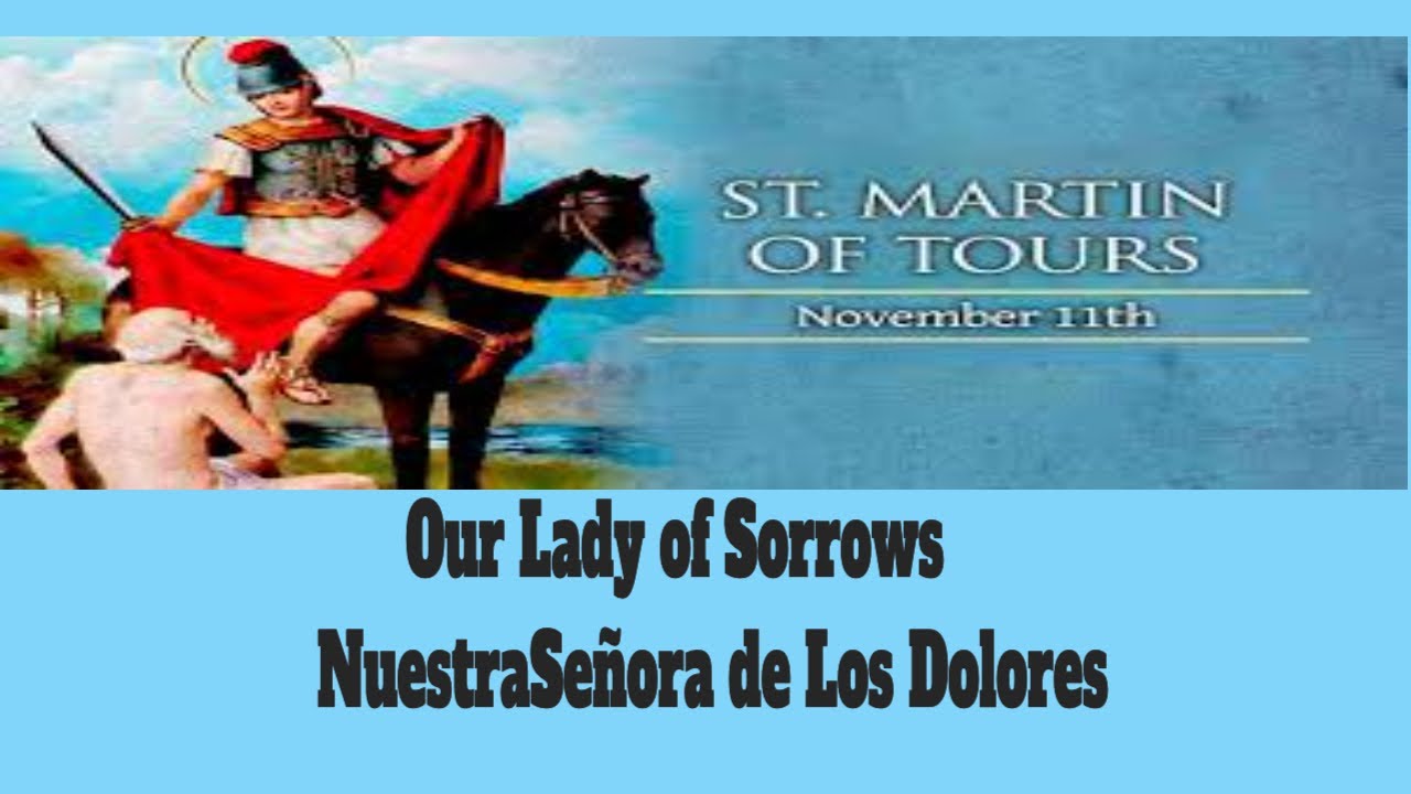 St Martin of Tours November 11 2020 - YouTube