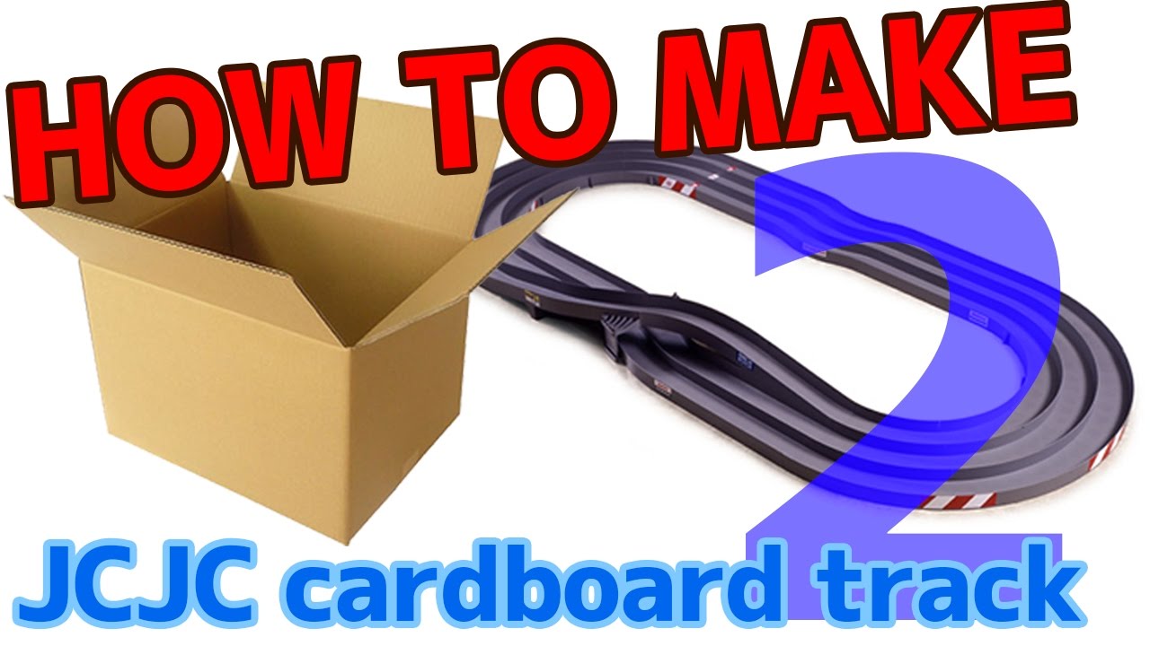 【How to make】Tamiya Mini 4WD JCJC cardboard track 【Part.2】 - YouTube