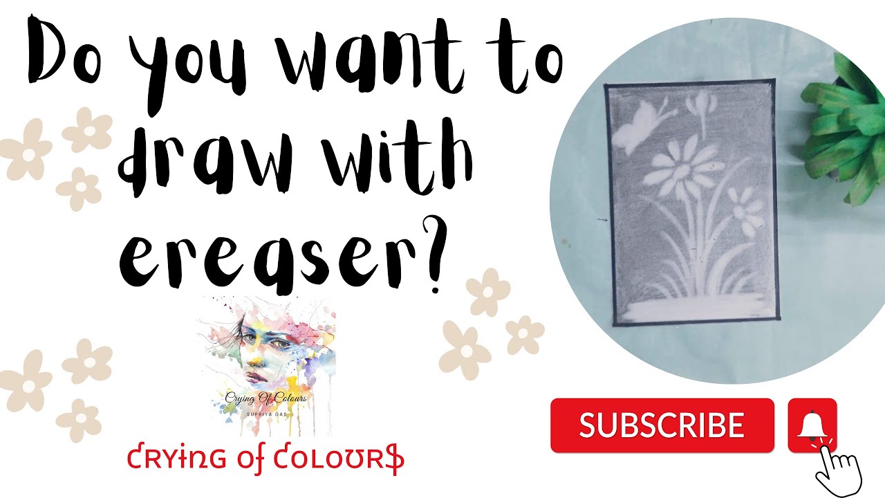 How to easily draw with ereaser ! #easydrawing #drawing . - YouTube